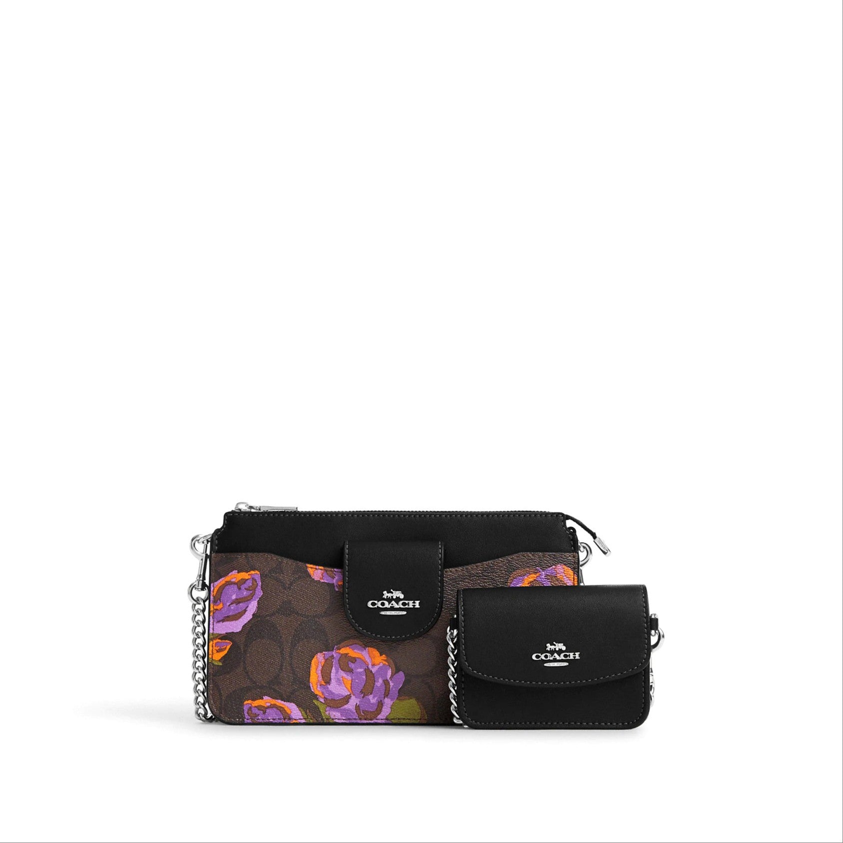 Coach Poppy Crossbody In Signature Canvas With Rose Print – Ruumur