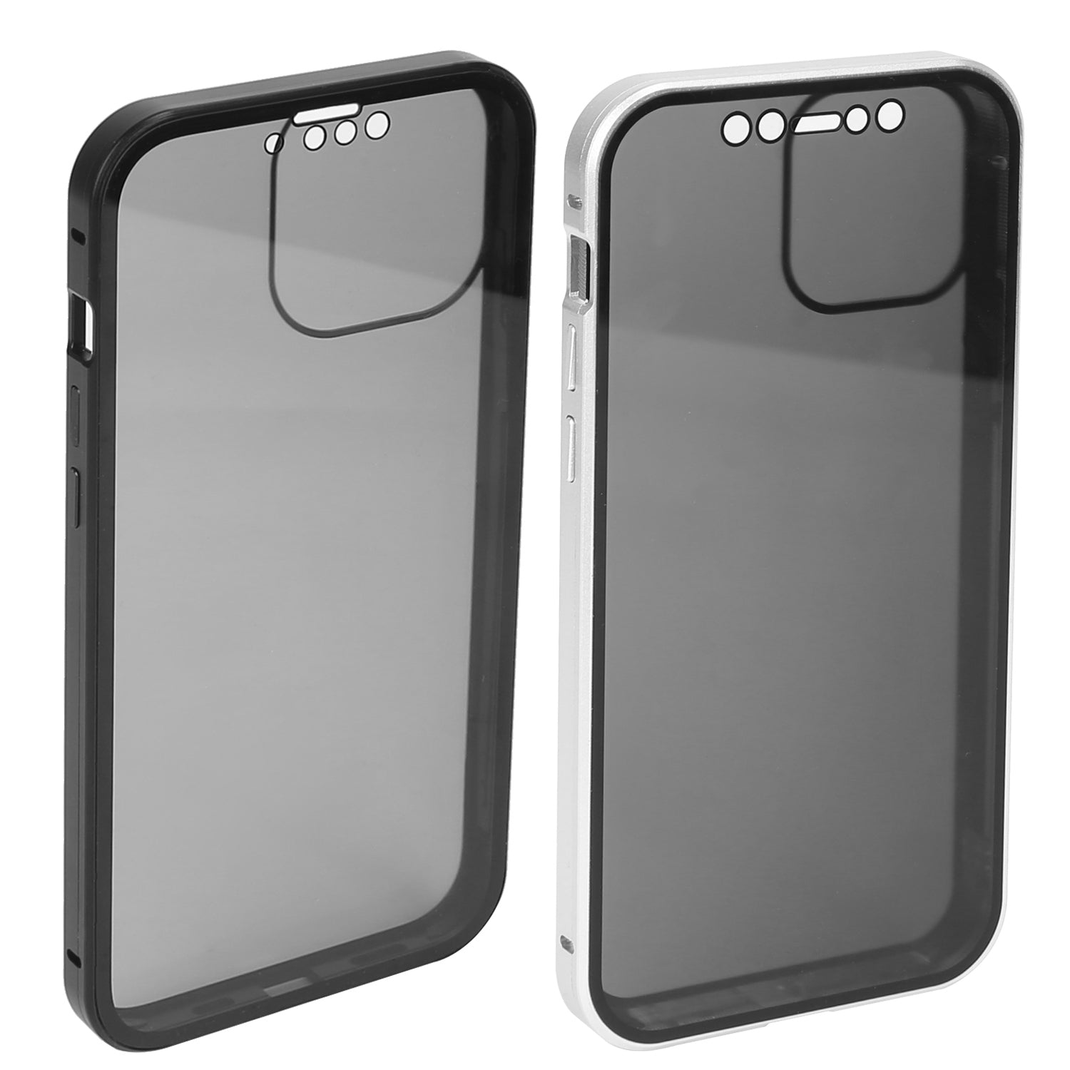 Privacy Magnetic Phone Case 360° Full Protection Anti Spy Phone Cover ...