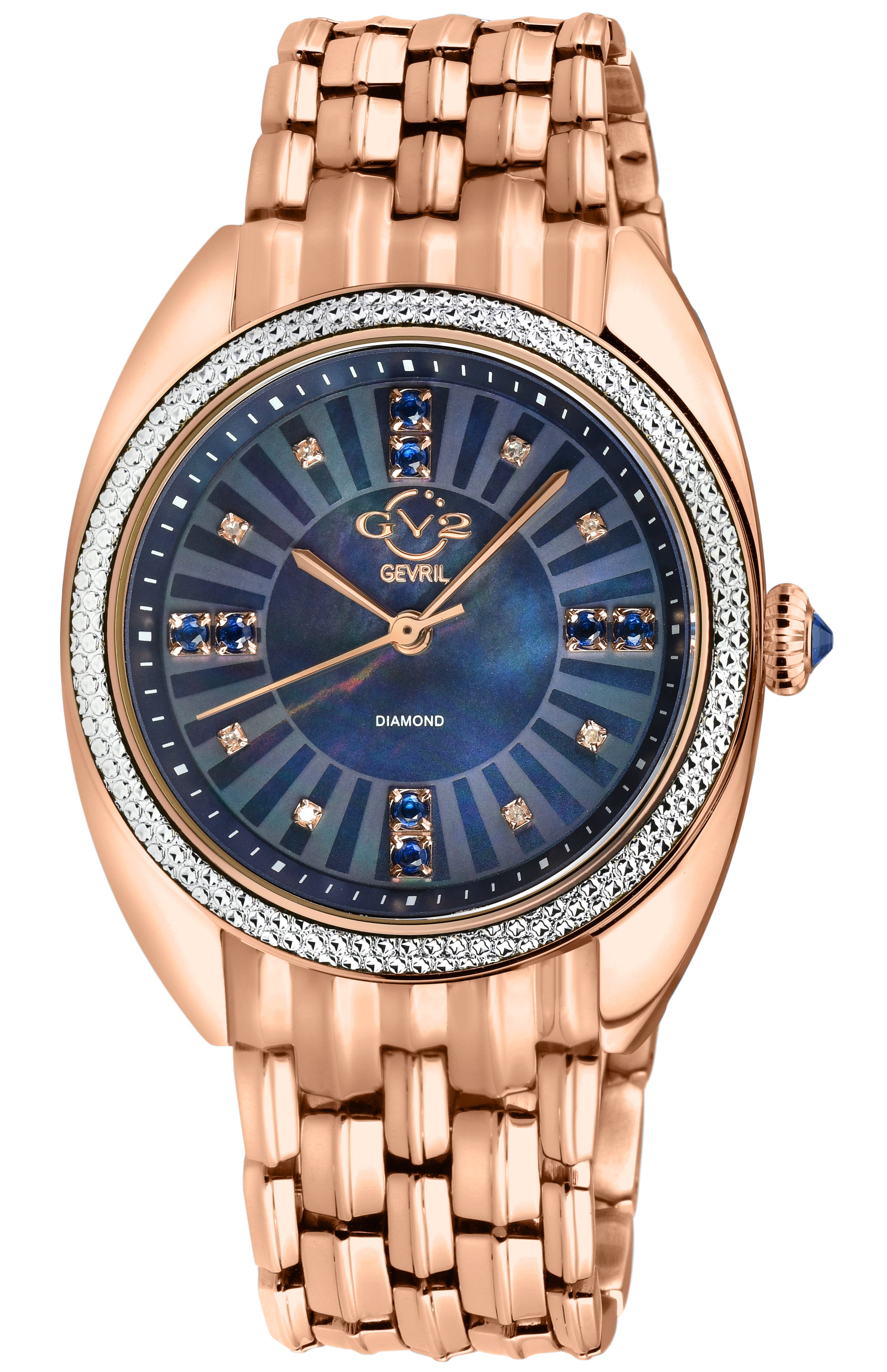 GV2 by Gevril Women's Palermo 35mm Quartz Watch 13104B – Ruumur