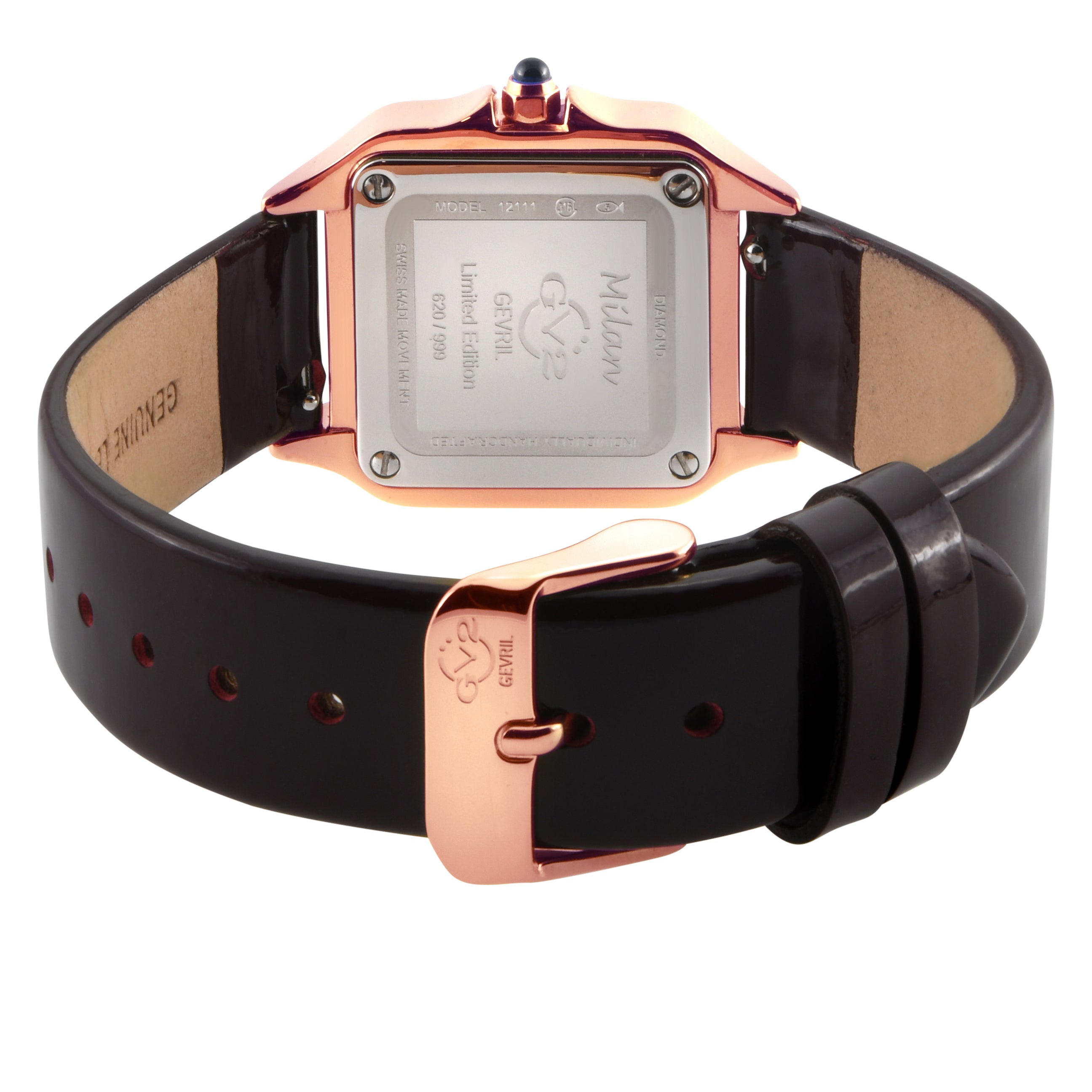 GV2 by Gevril Women's Milan 27.5mm Quartz Watch 12111 – Ruumur