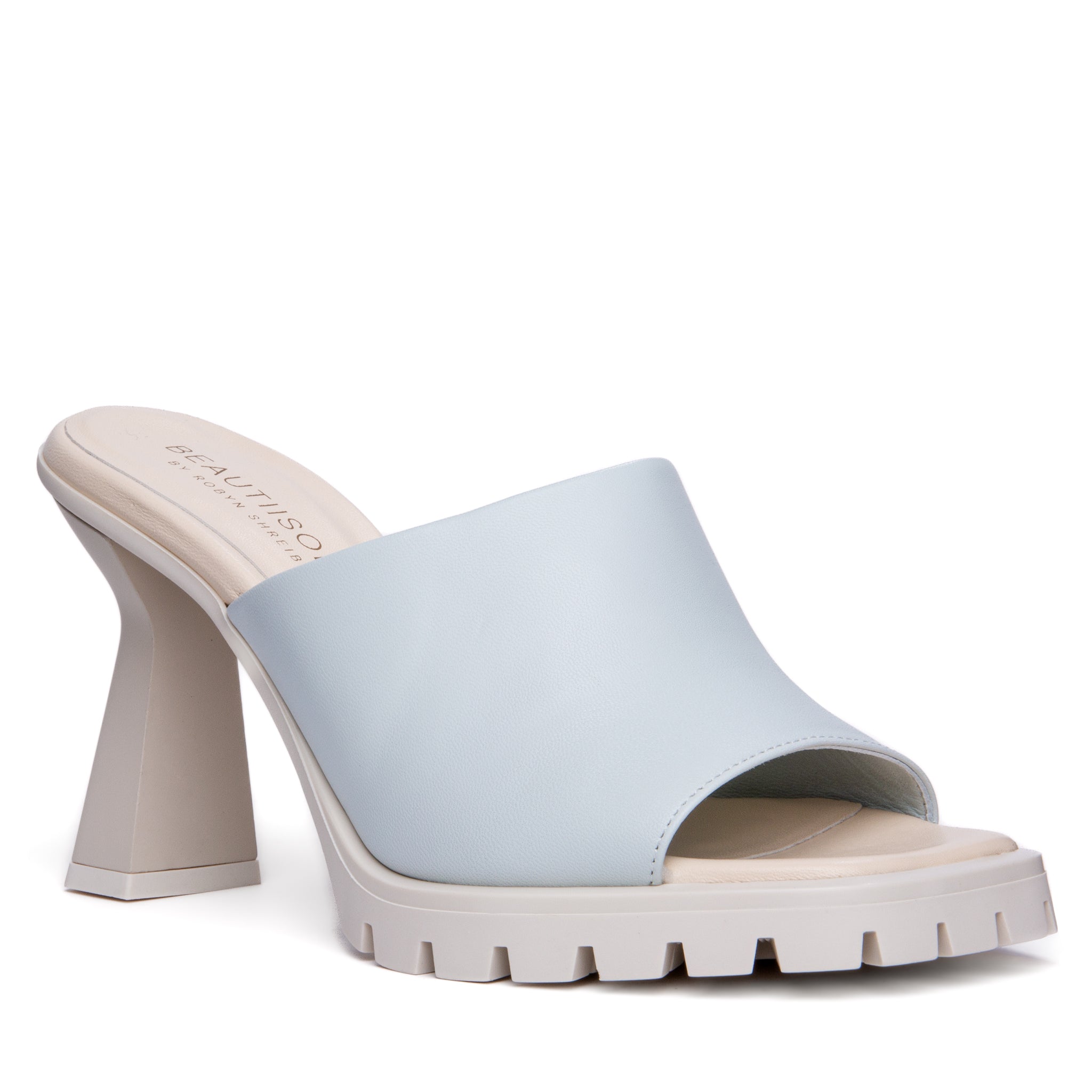 Amy Blue Leather Sandal – Ruumur